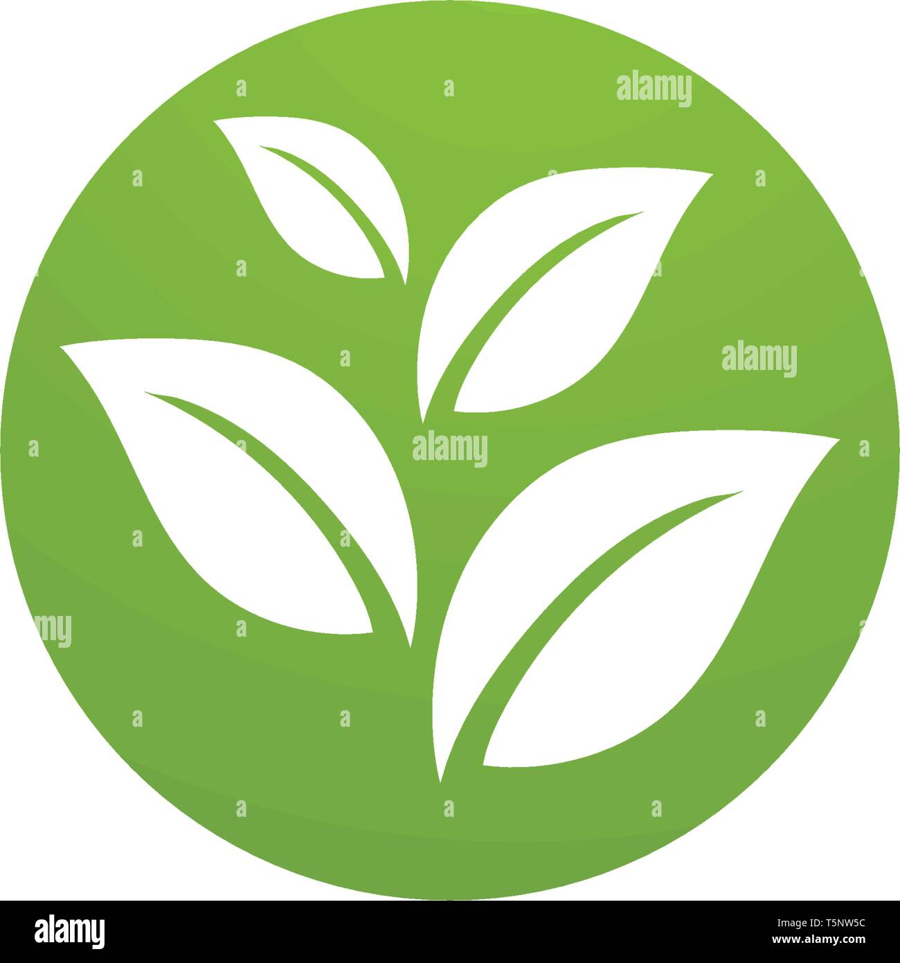 Ecology logo illustration - Vector Stock Vector Image & Art - Alamy