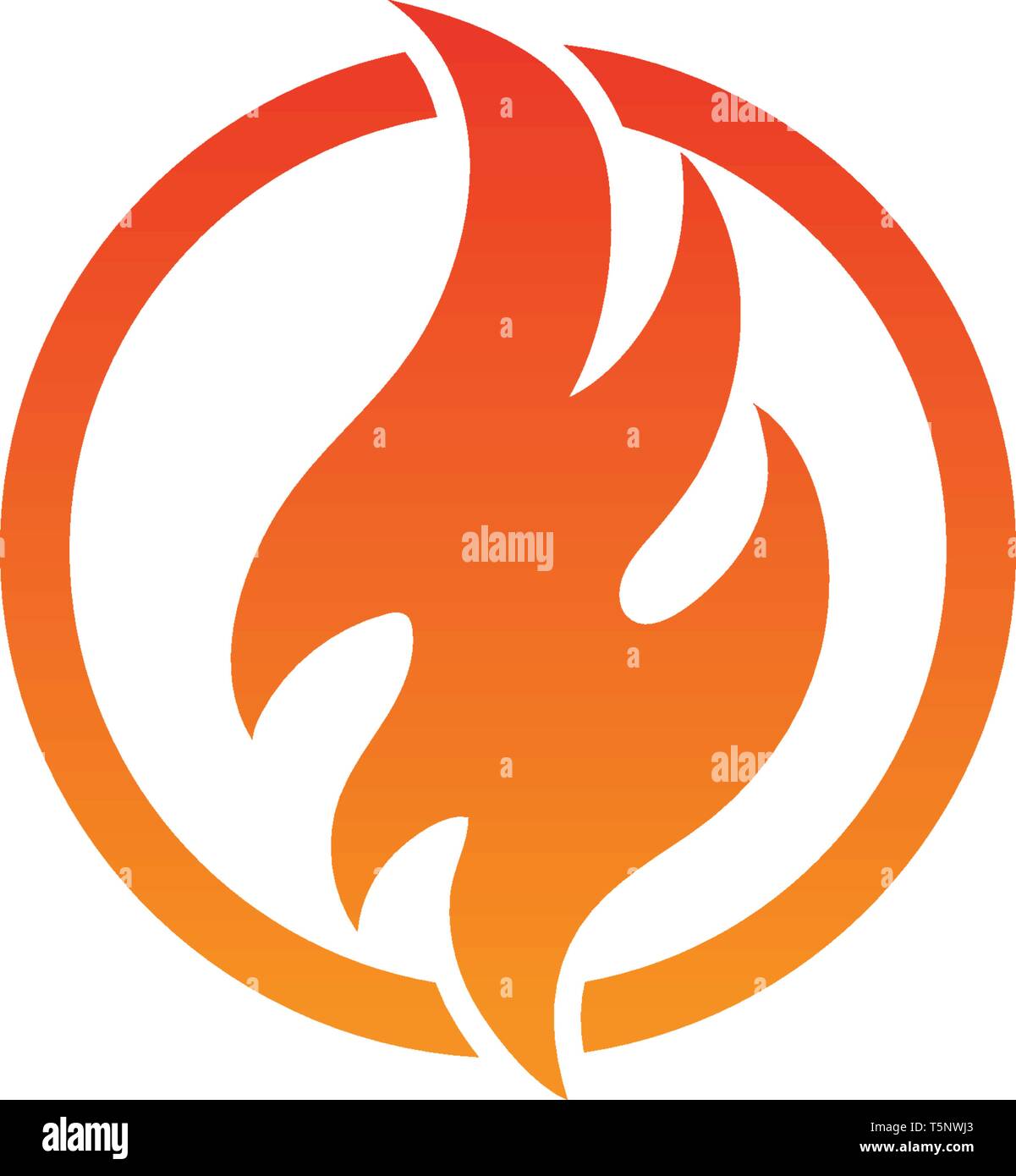Fire flame logo template vector icon oil hi-res stock photography and ...
