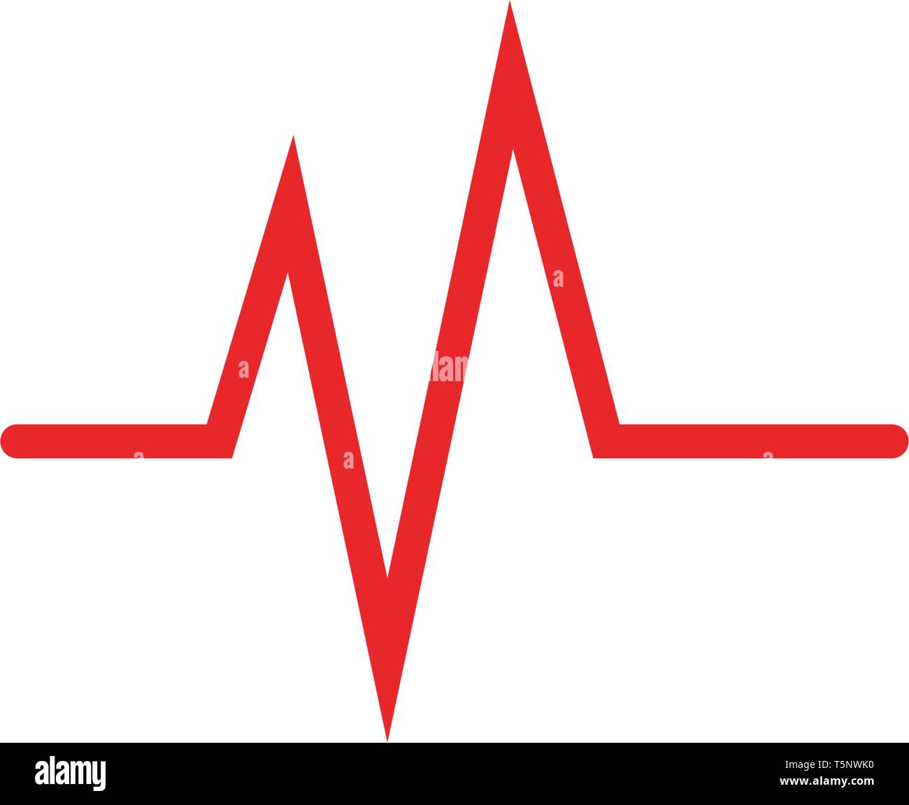 Heart beat wave logo line Stock Vector Image & Art - Alamy