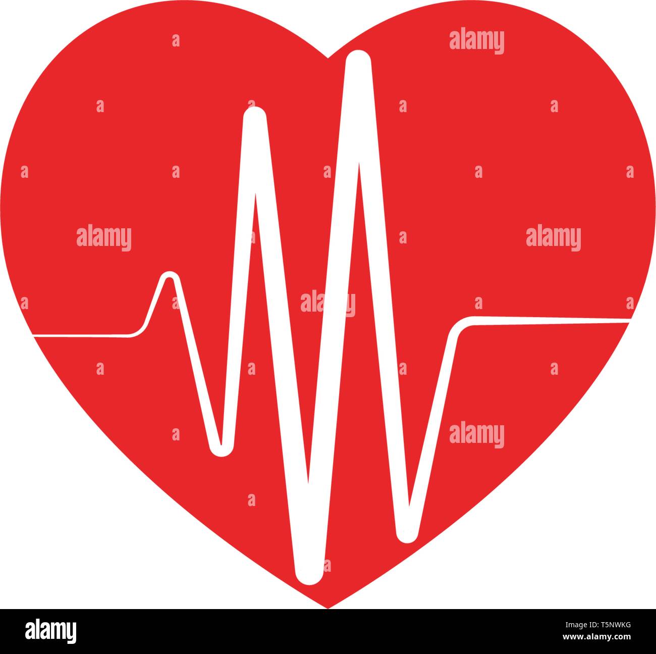 Heart beat wave logo line Stock Vector Image & Art - Alamy