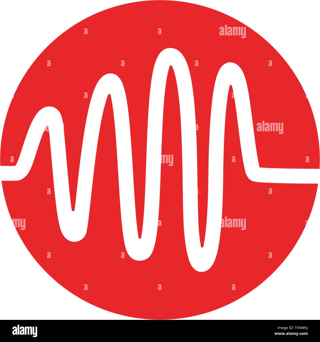 Heart beat wave logo line Stock Vector Image & Art - Alamy