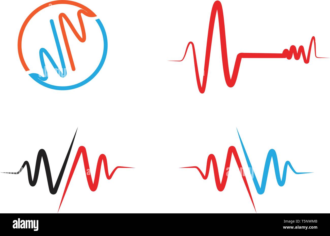 Heart beat hospital line logo vector Stock Vector Image & Art - Alamy