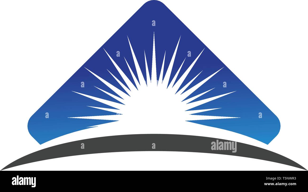 Sun logo and symbols star icon web Vector Stock Vector Image & Art - Alamy