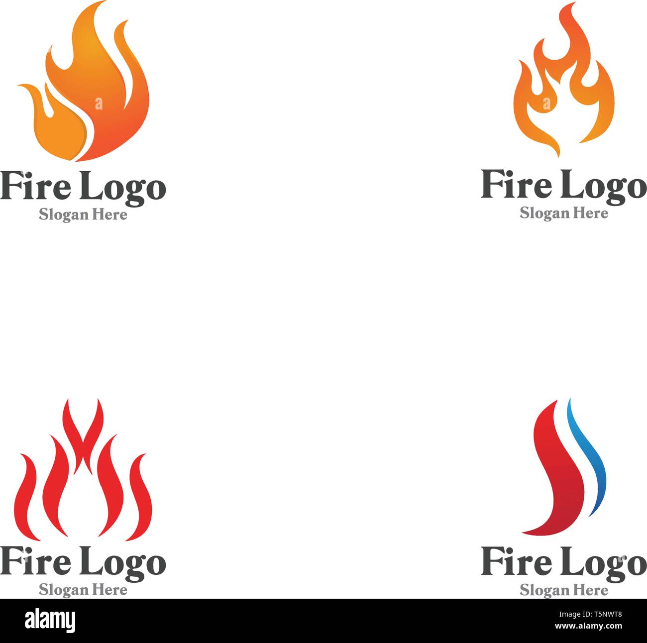 Fire logo symbol gas and oil Stock Vector Image & Art - Alamy