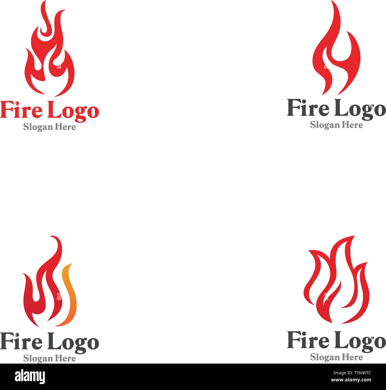 Fire logo symbol gas and oil Stock Vector Image & Art - Alamy