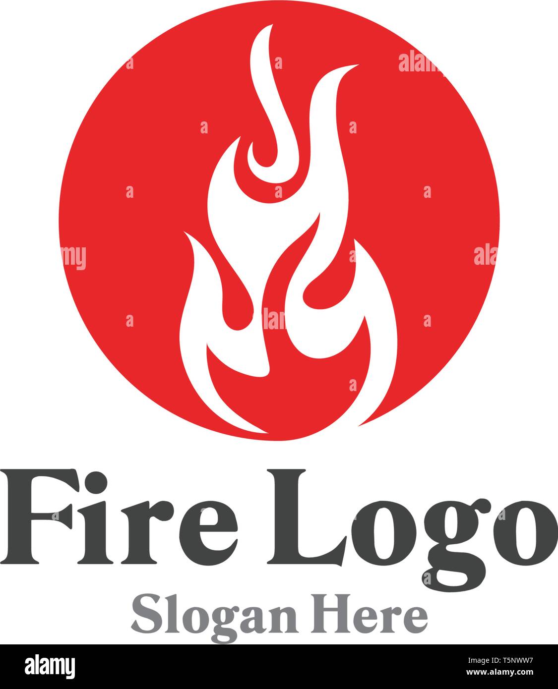 Fire logo symbol gas and oil Stock Vector Image & Art - Alamy