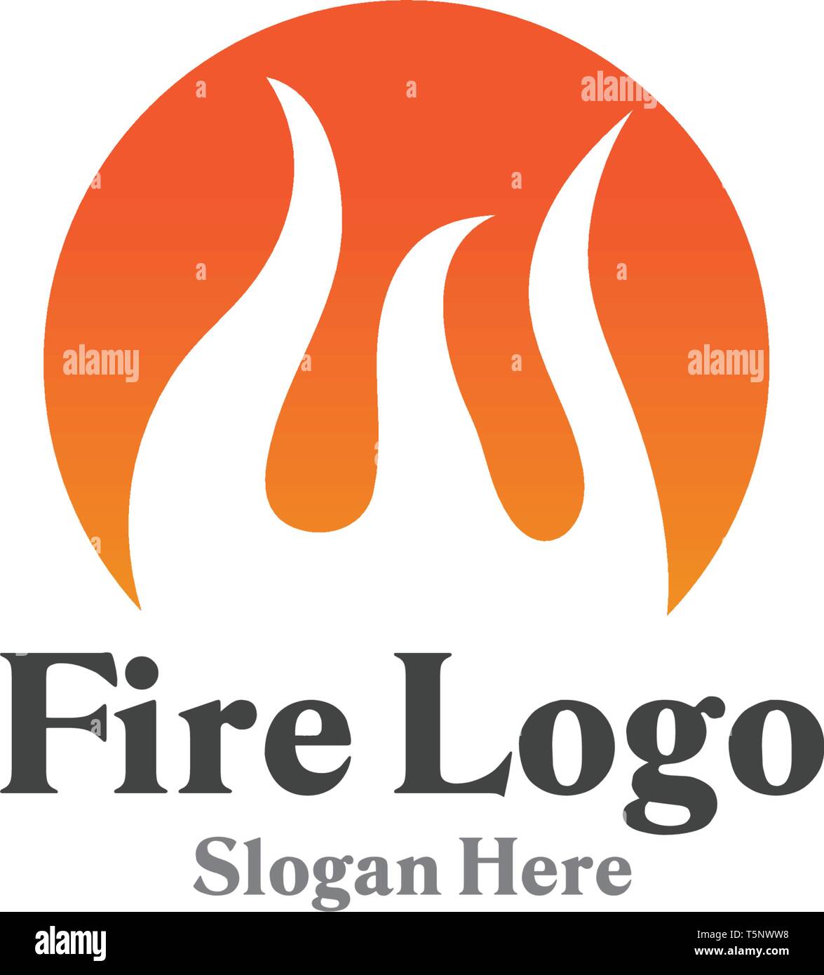Fire logo symbol gas and oil Stock Vector Image & Art - Alamy
