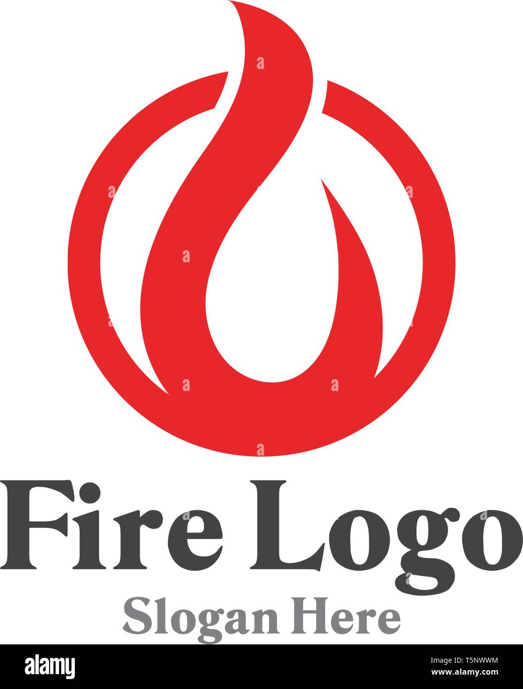 Fire logo symbol gas and oil Stock Vector Image & Art - Alamy