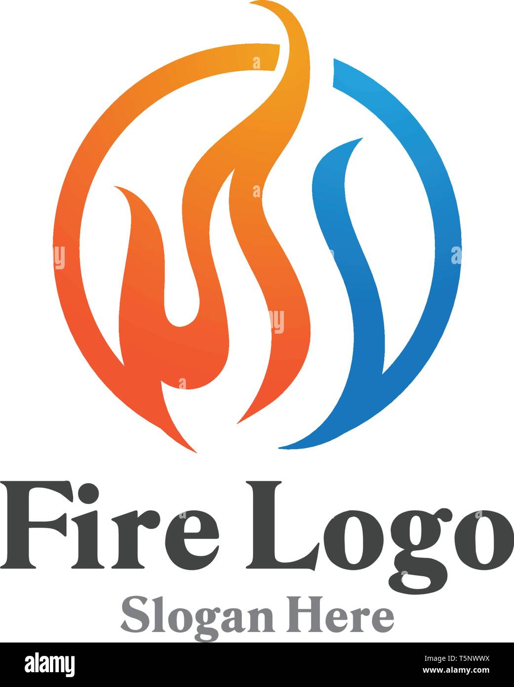 Fire logo symbol gas and oil Stock Vector Image & Art - Alamy