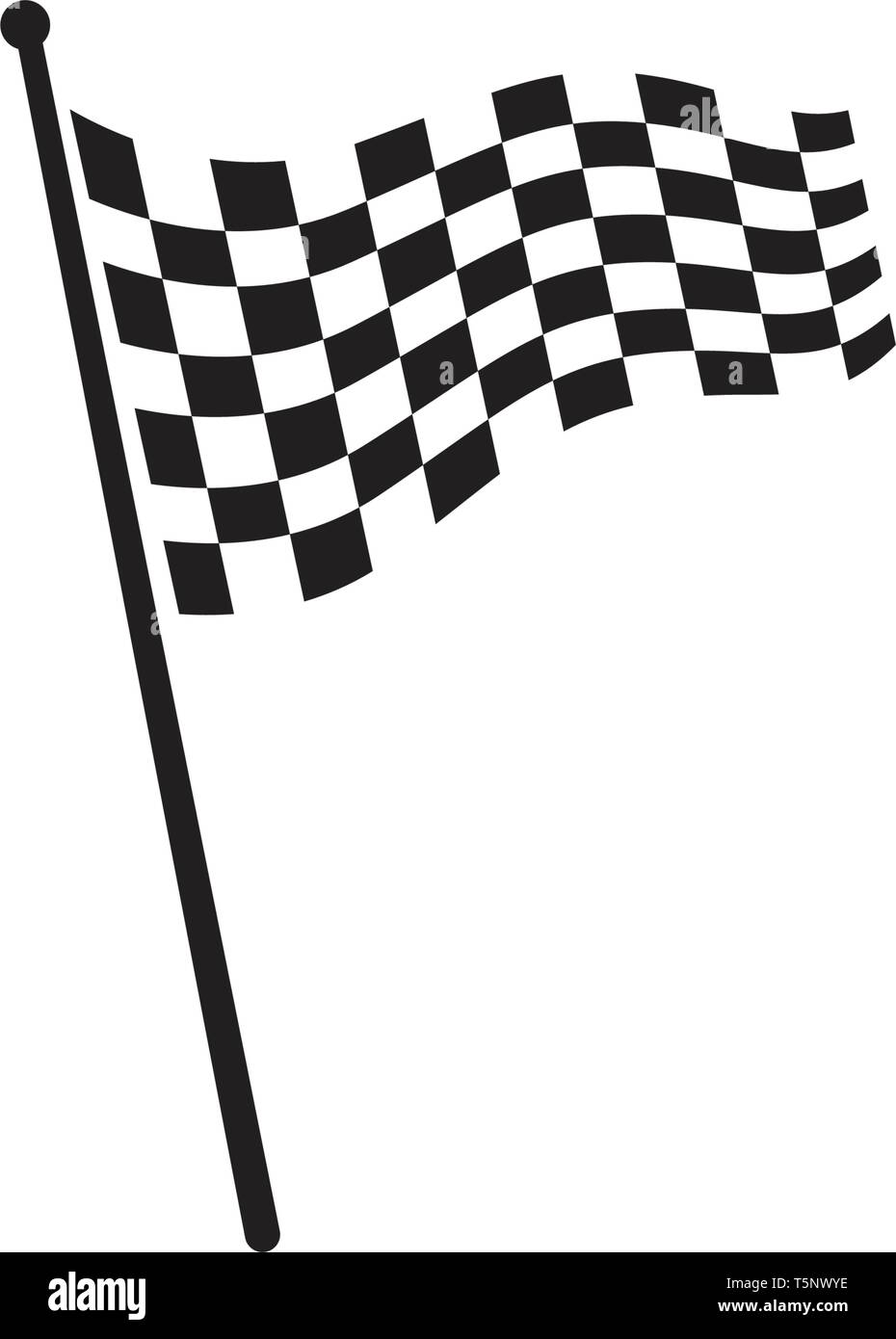 Race flag icon, simple design logo template Stock Vector Image & Art ...