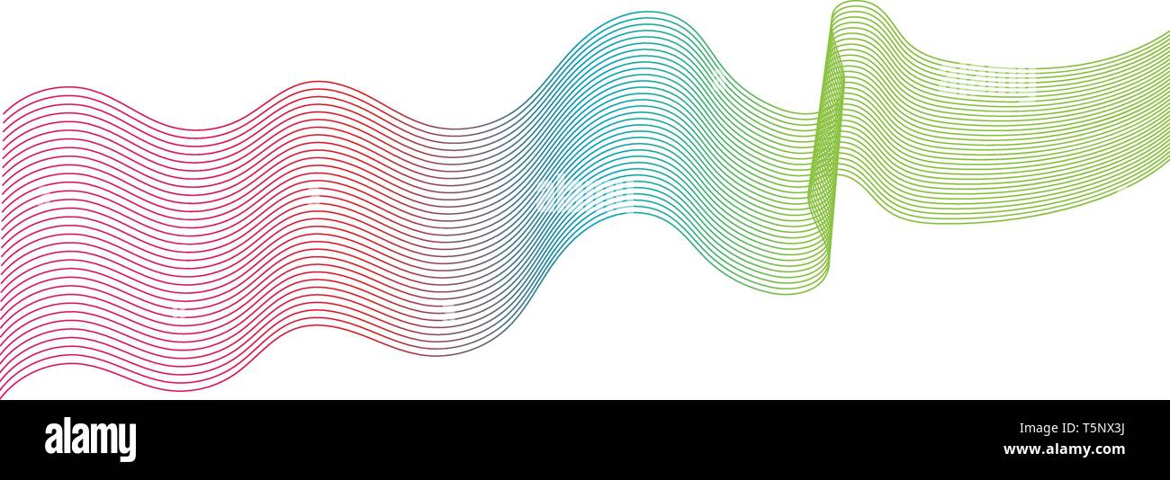 Wave line illustration vector Stock Vector Image & Art - Alamy