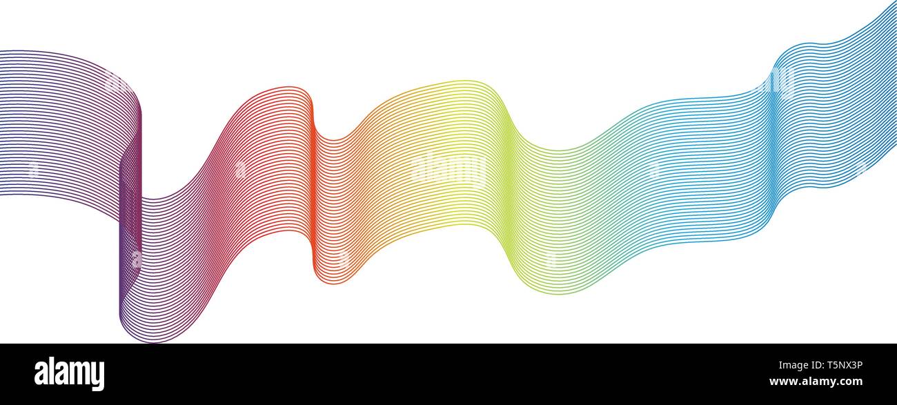 Wave line illustration vector Stock Vector Image & Art - Alamy