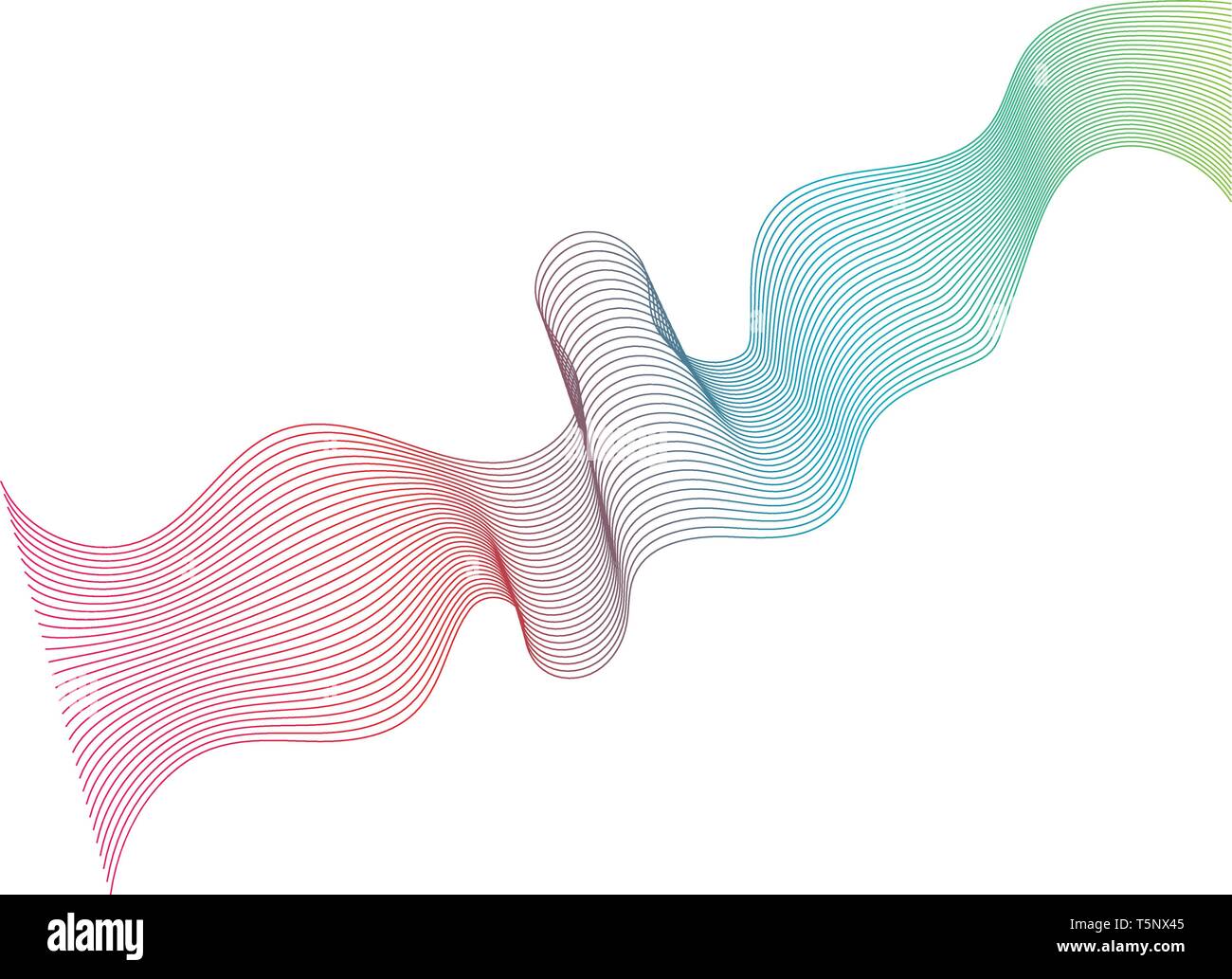 Wave line illustration vector Stock Vector Image & Art - Alamy
