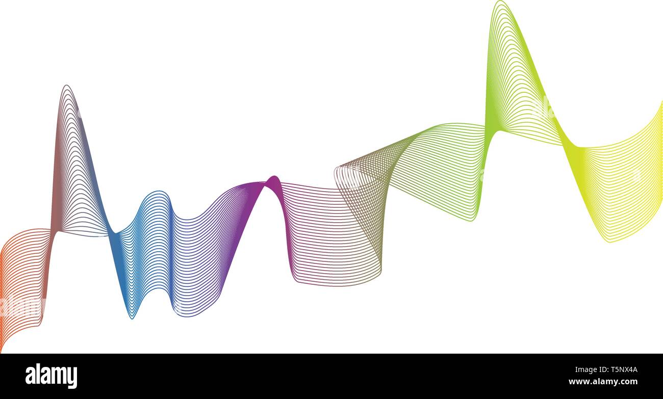 Wave line illustration vector Stock Vector Image & Art - Alamy