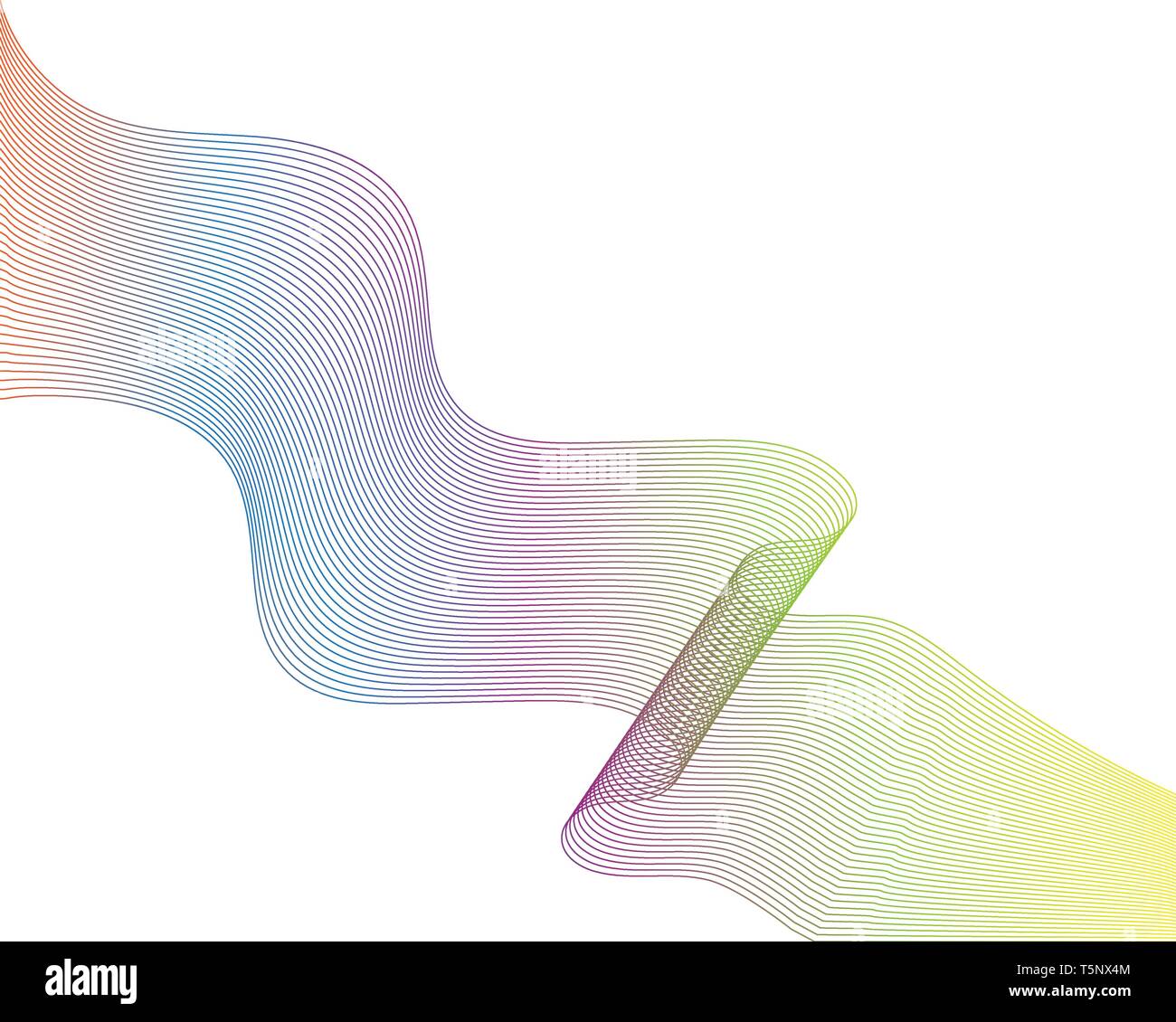 Wave line illustration vector Stock Vector Image & Art - Alamy