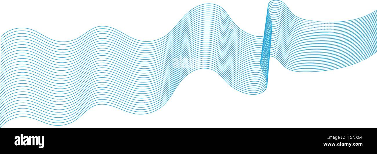 Wave line illustration vector Stock Vector Image & Art - Alamy