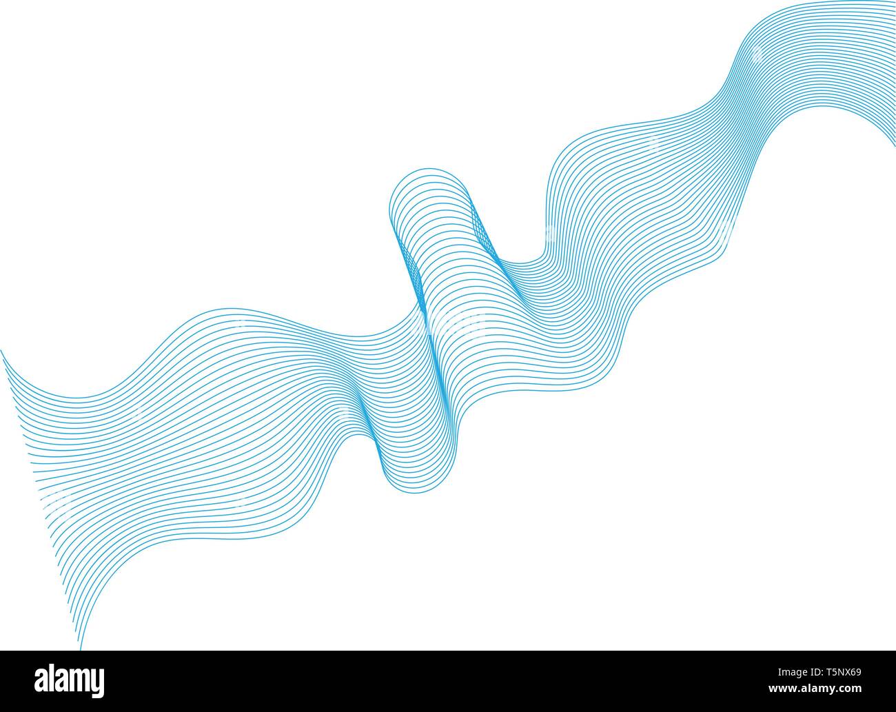 Wave line illustration vector Stock Vector Image & Art - Alamy