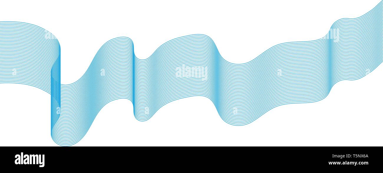 Wave line illustration vector Stock Vector Image & Art - Alamy