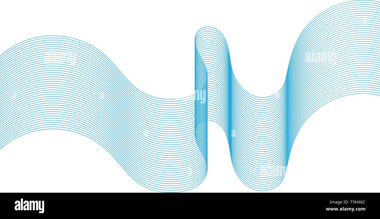 Wave line illustration vector Stock Vector Image & Art - Alamy