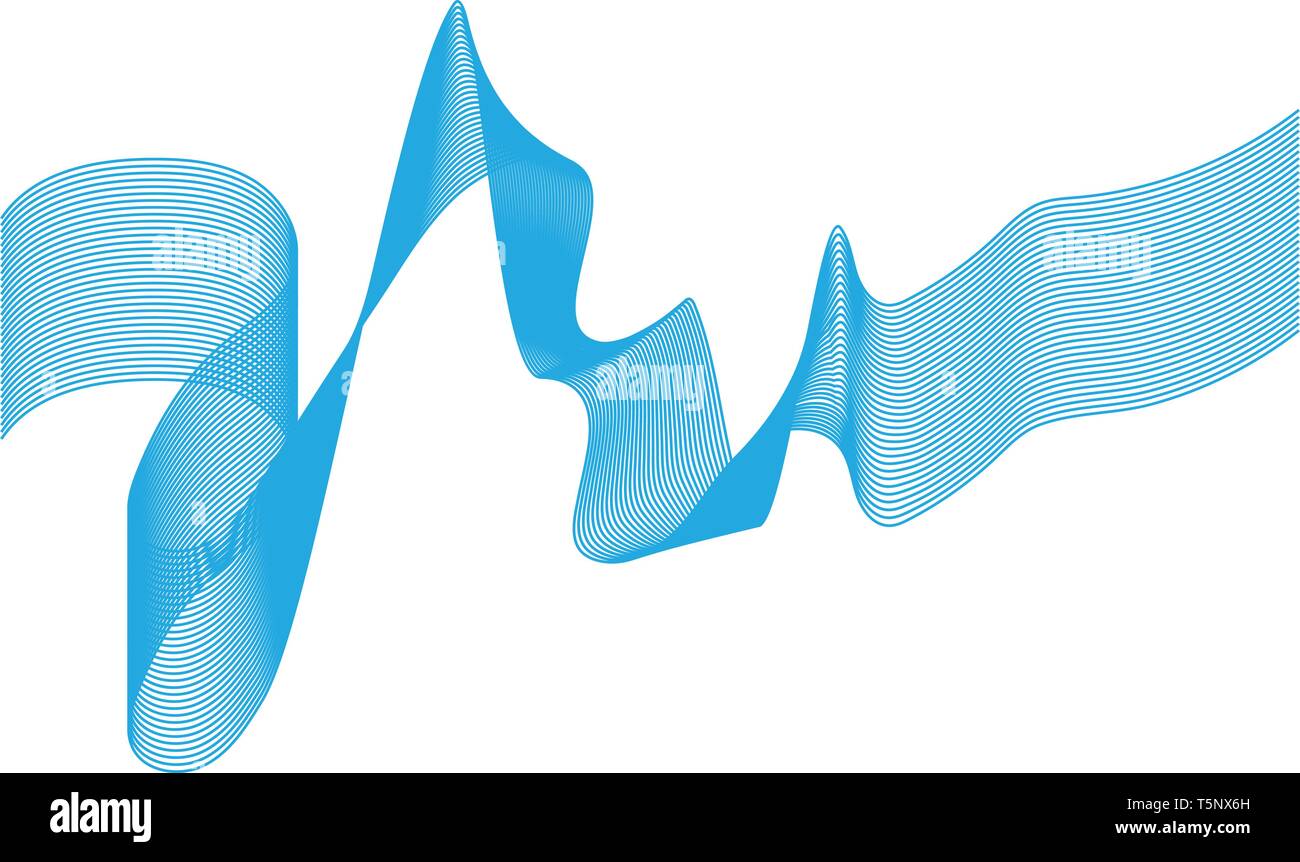 Wave line illustration vector Stock Vector Image & Art - Alamy