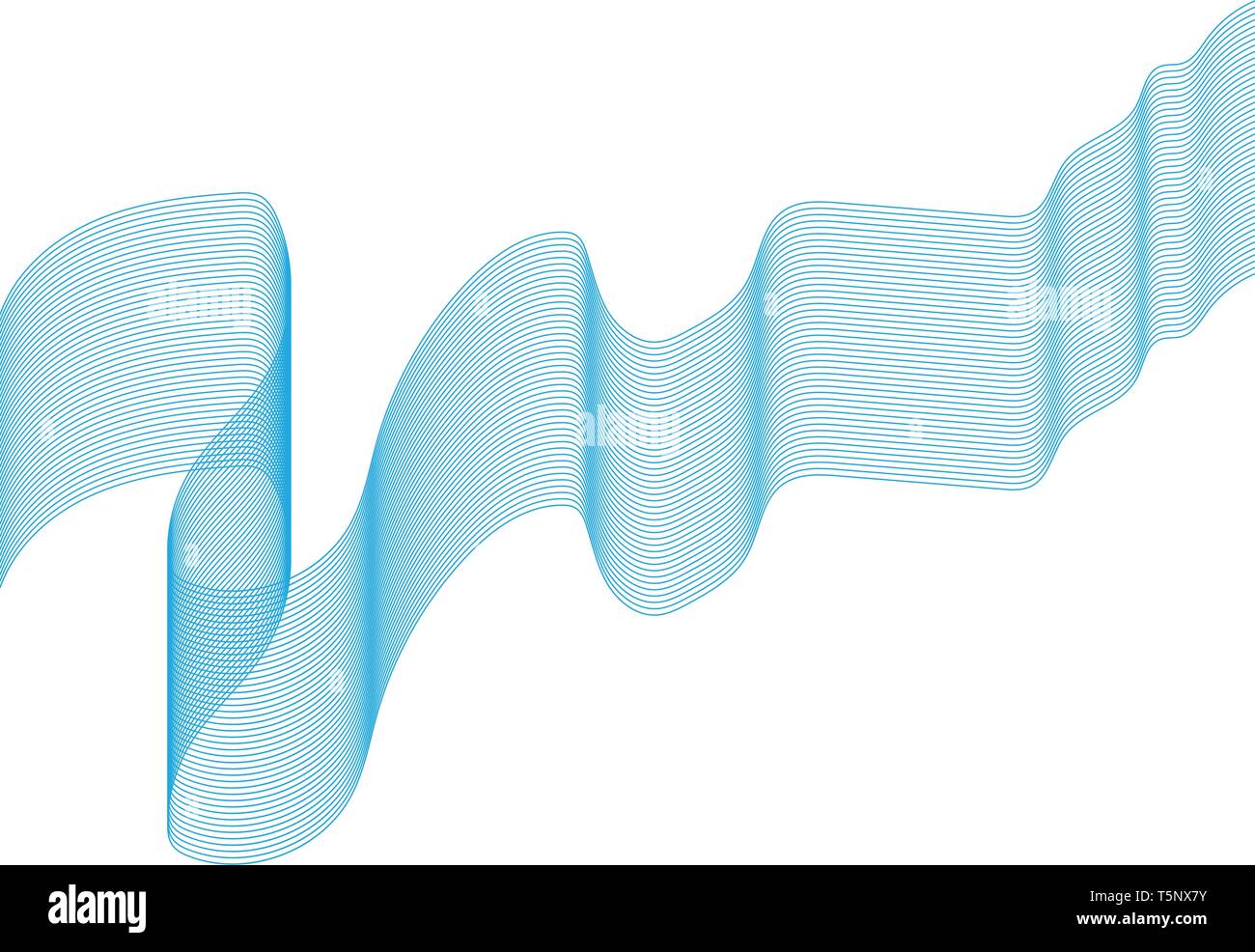 Wave line illustration vector Stock Vector Image & Art - Alamy