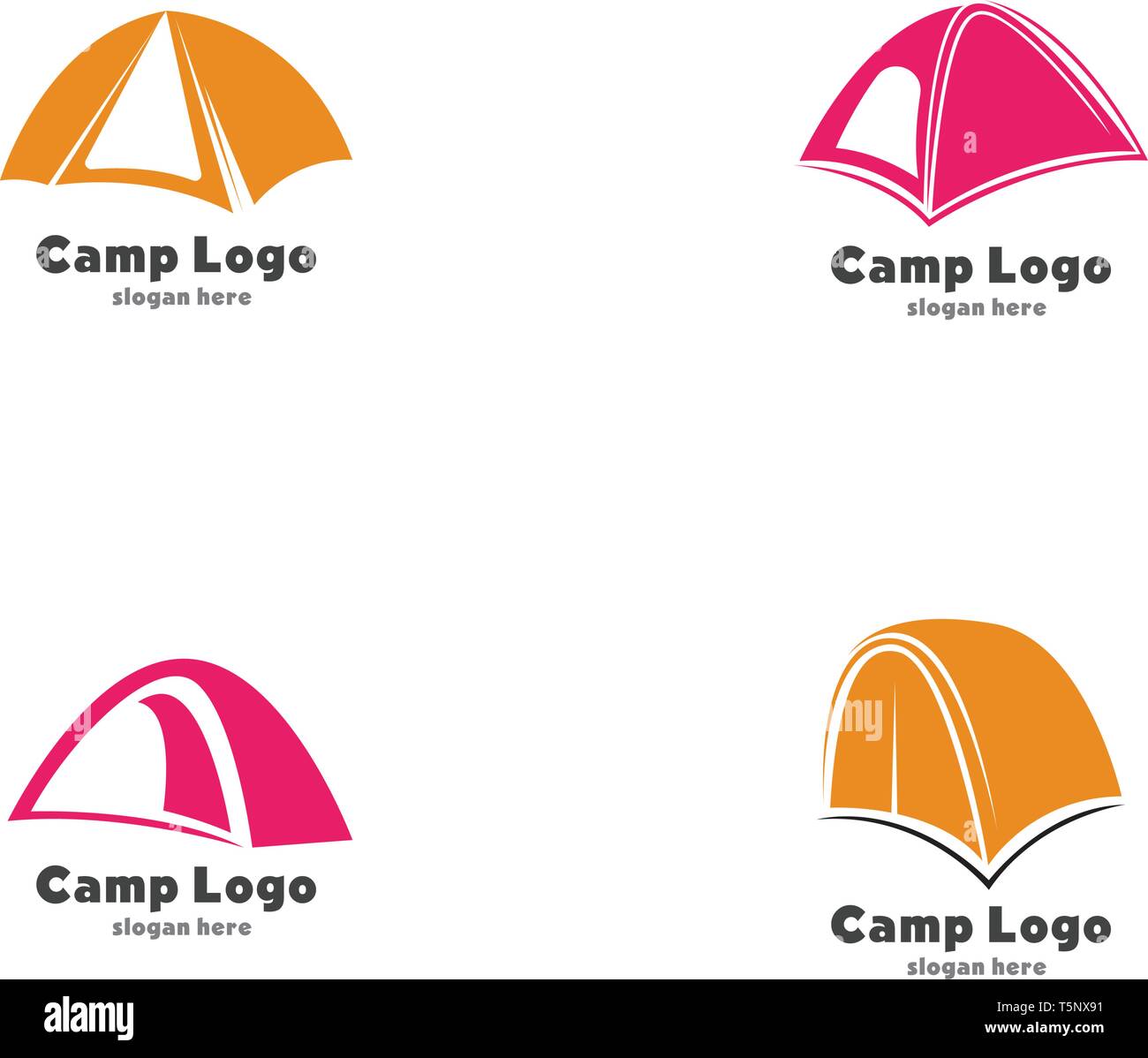 camp logo and symbol vector eps 10 Stock Vector Image & Art - Alamy