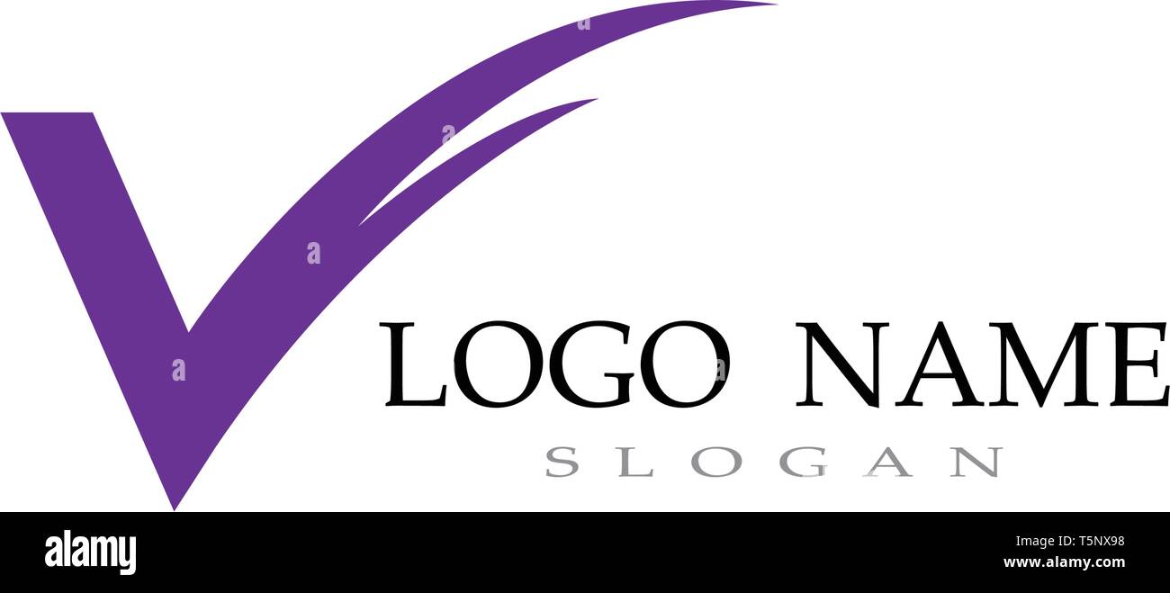 V logo and symbols template icons vector Stock Vector Image & Art - Alamy