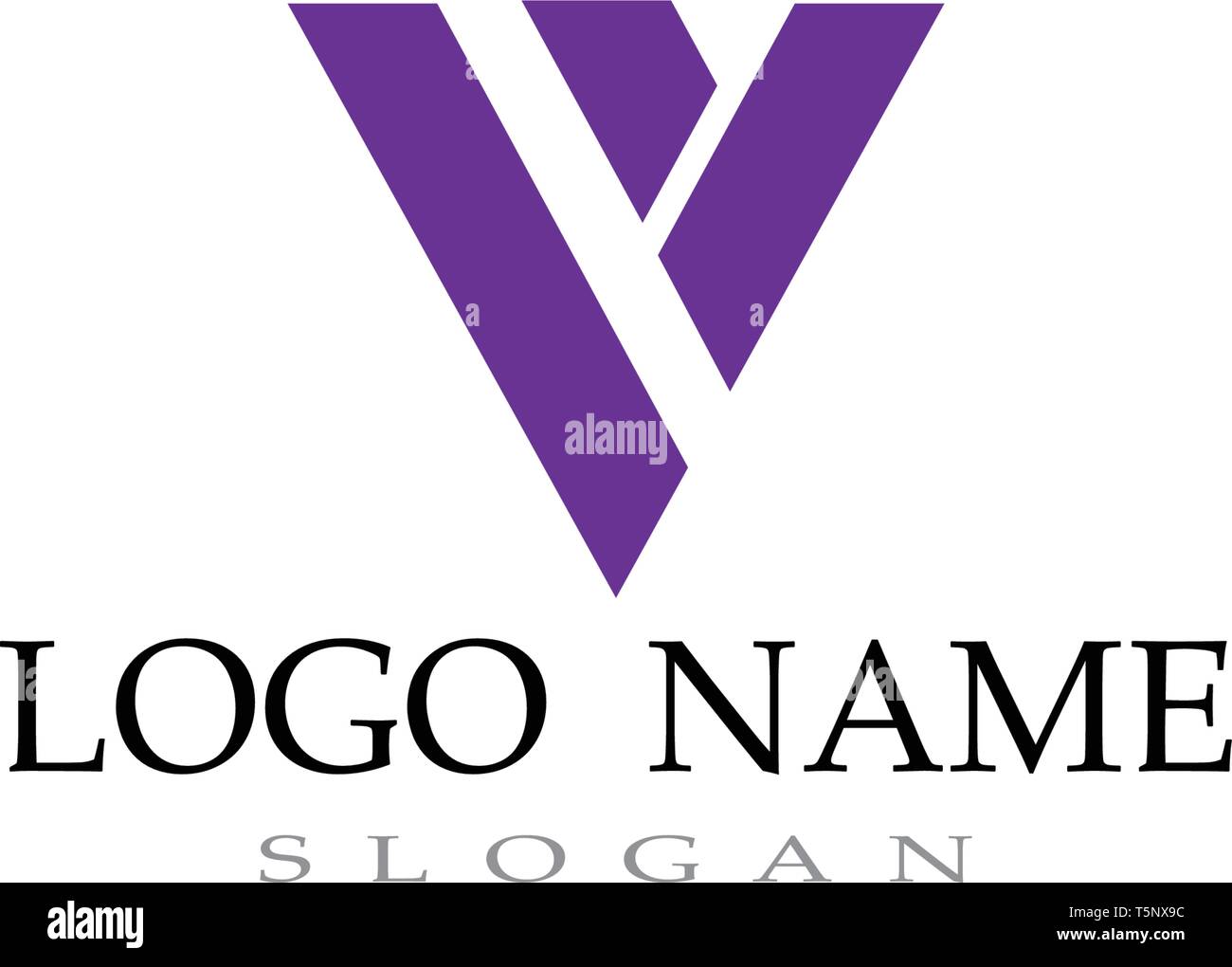 V logo and symbols template icons vector Stock Vector Image & Art - Alamy