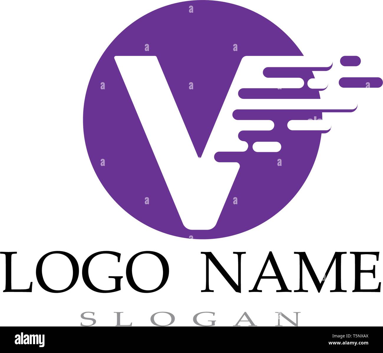 V logo and symbols template icons vector Stock Vector Image & Art - Alamy
