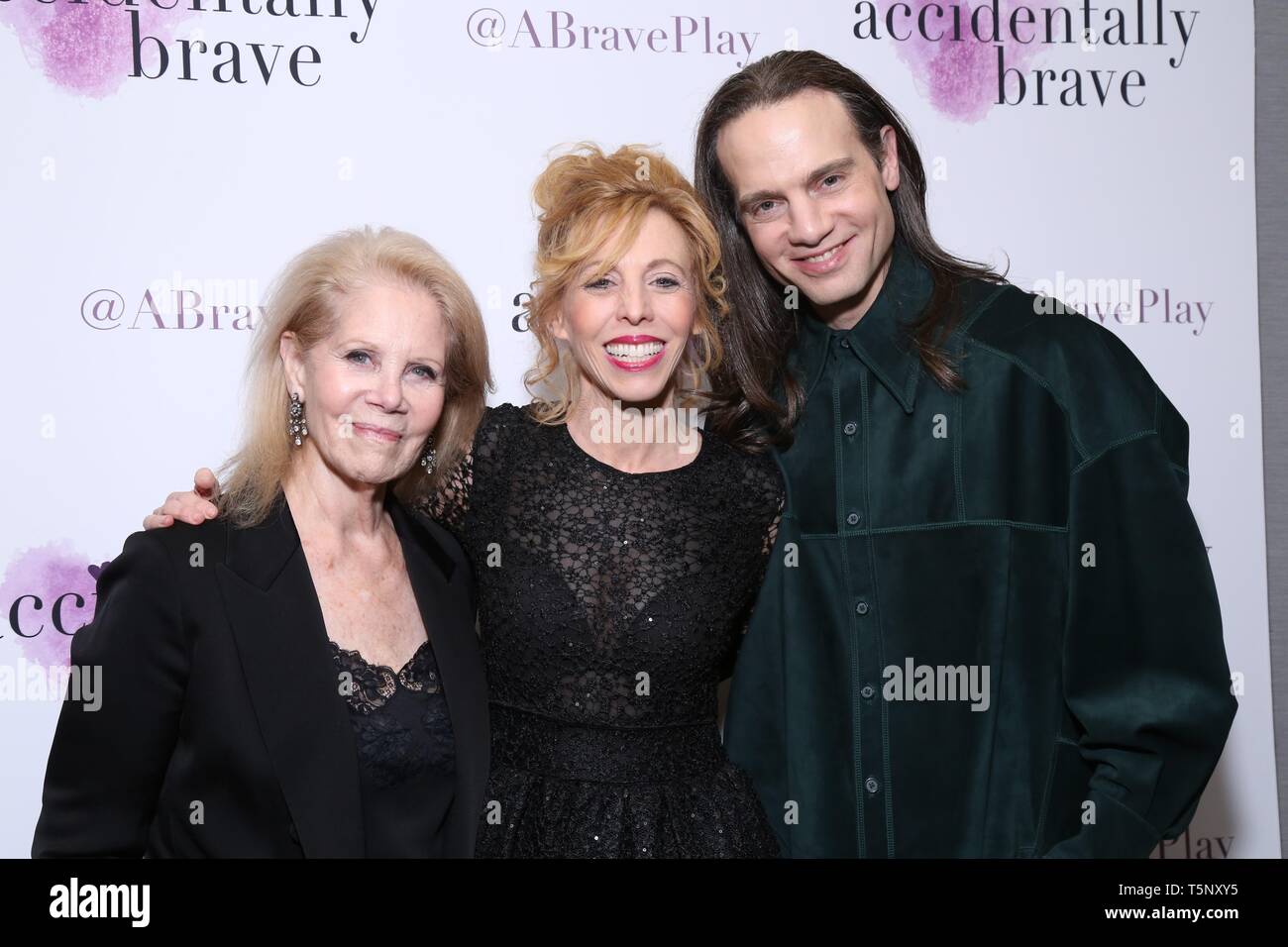 Opening night for the new play Accidentally Brave at the DR2 Theatre ...