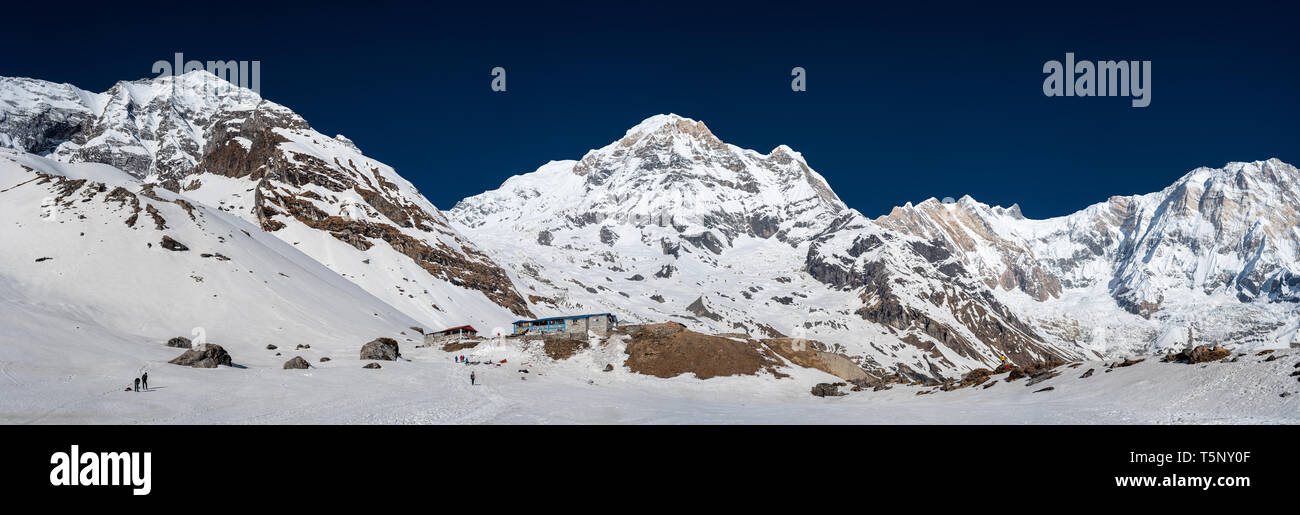 Annapurna Base Campe Panorama Stock Photo - Alamy