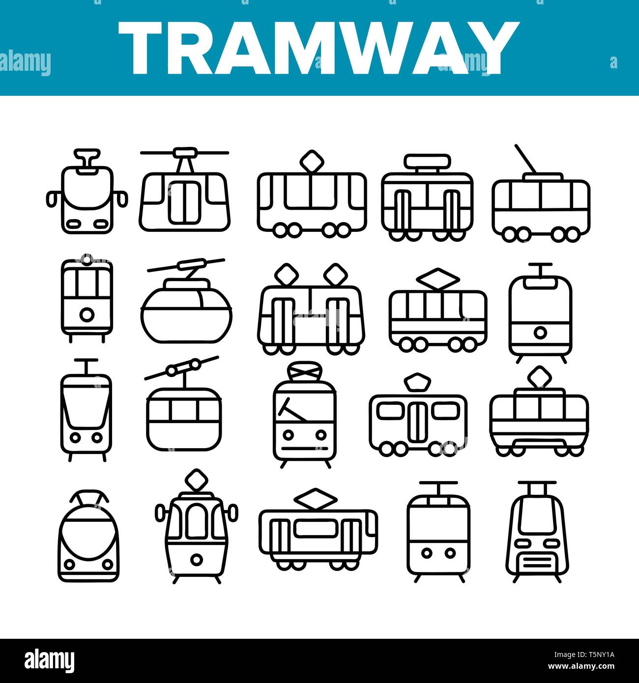 Sightseeing tram train Stock Vector Images - Alamy
