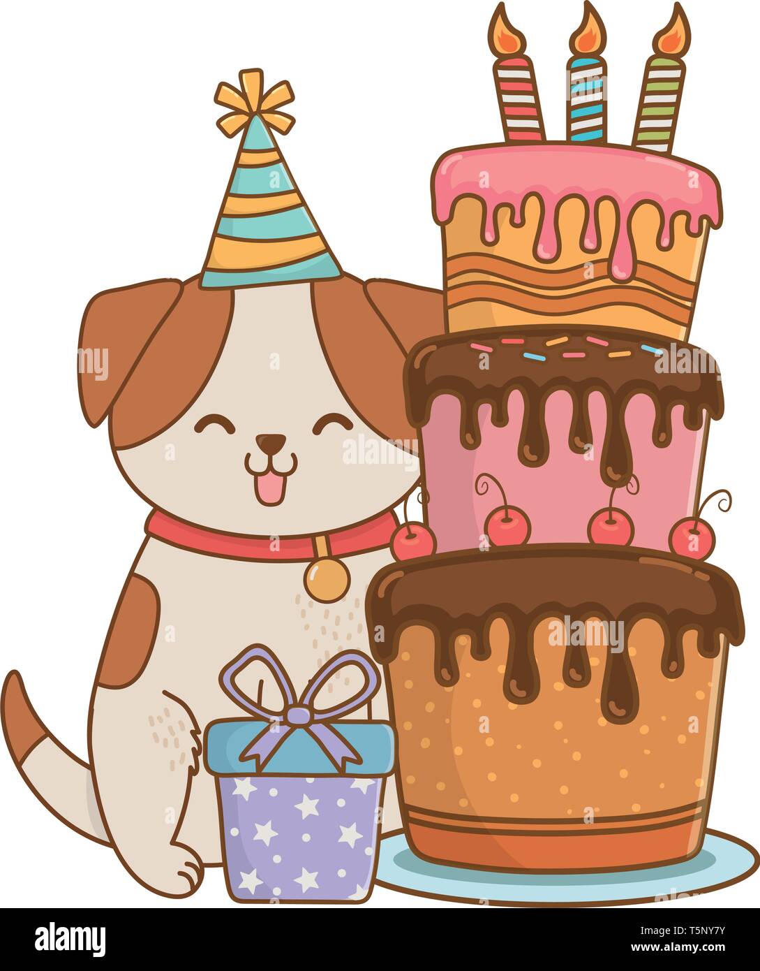 Puppy Dog Birthday Clipart