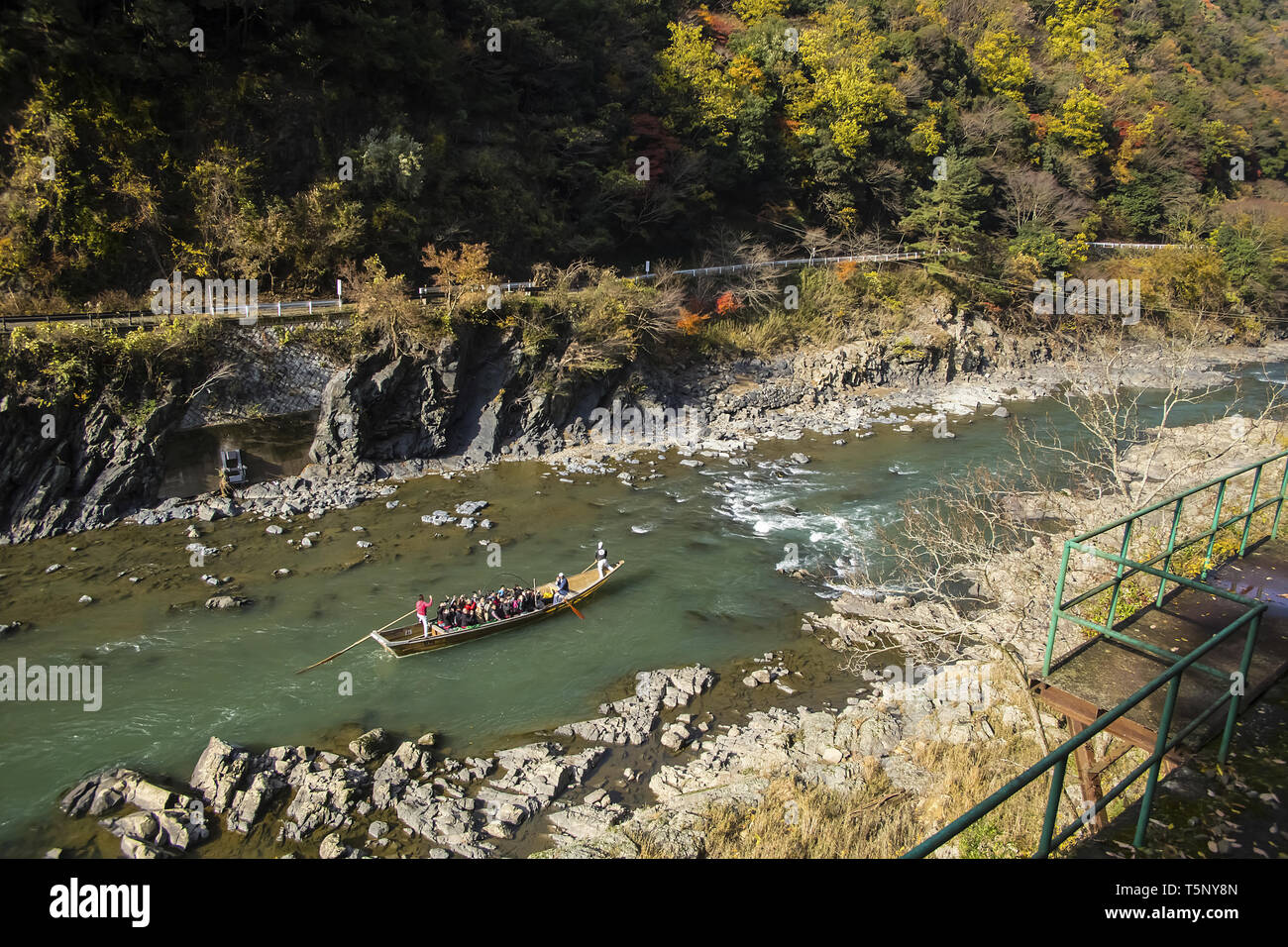 Hozu river boat hi-res stock photography and images - Alamy