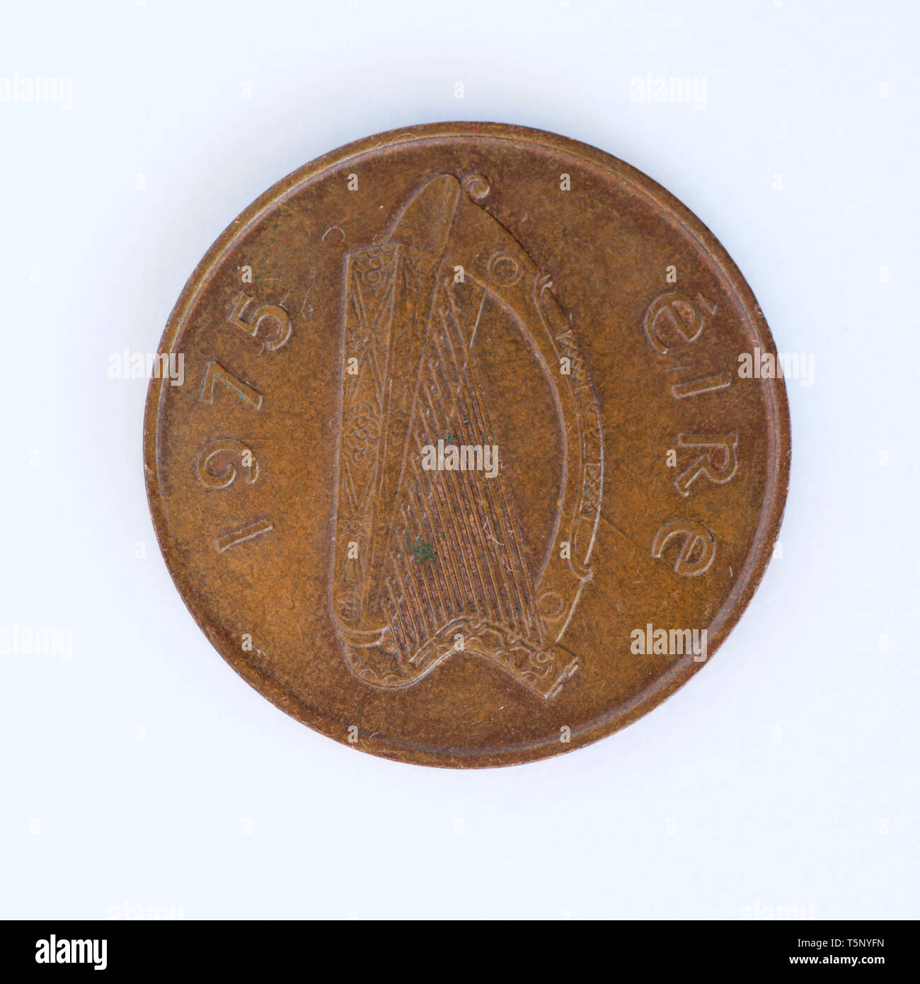 Irish two pence coin - 1975 Stock Photo - Alamy