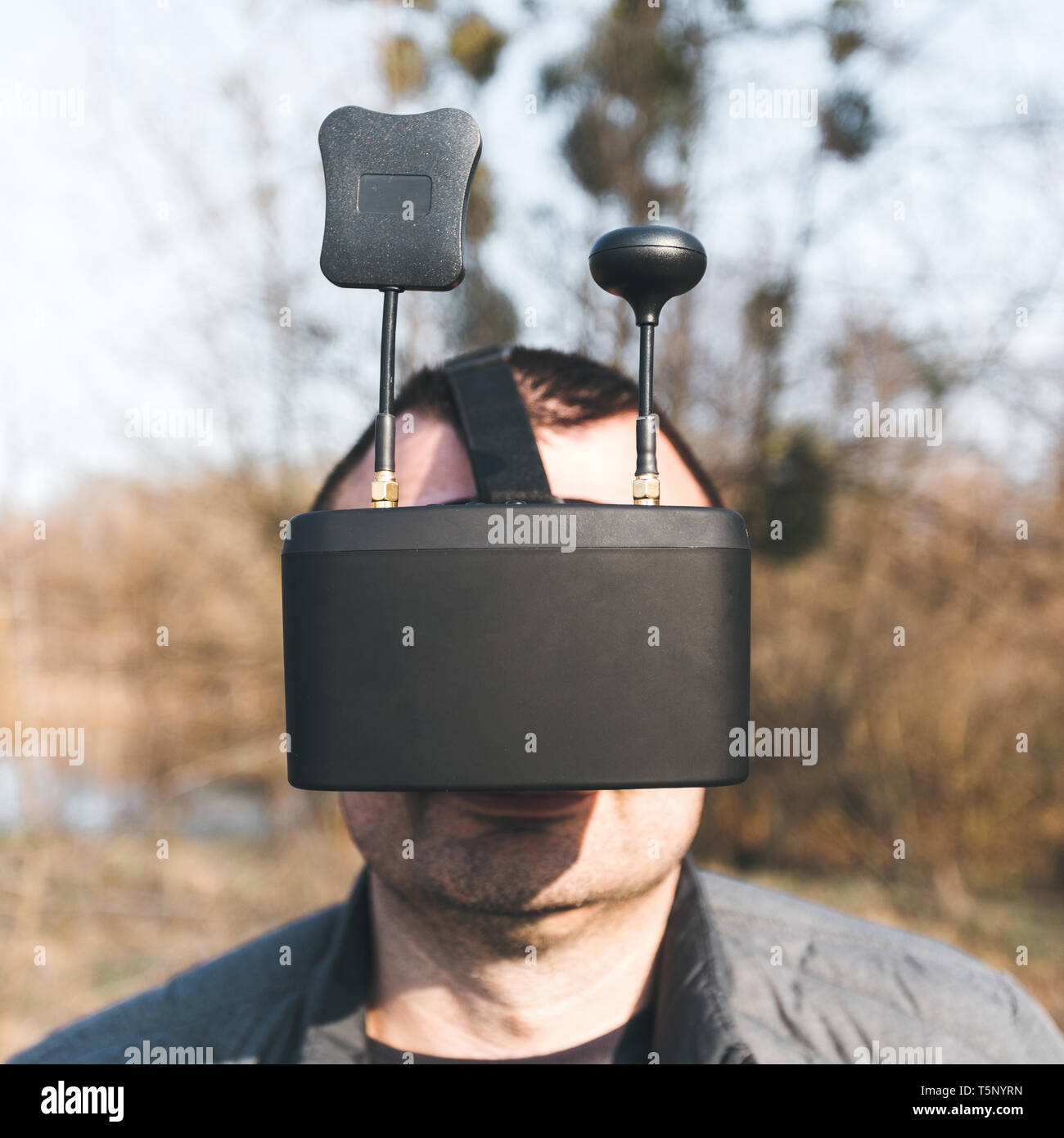Fpv virtual reality race hi-res stock photography and images - Alamy