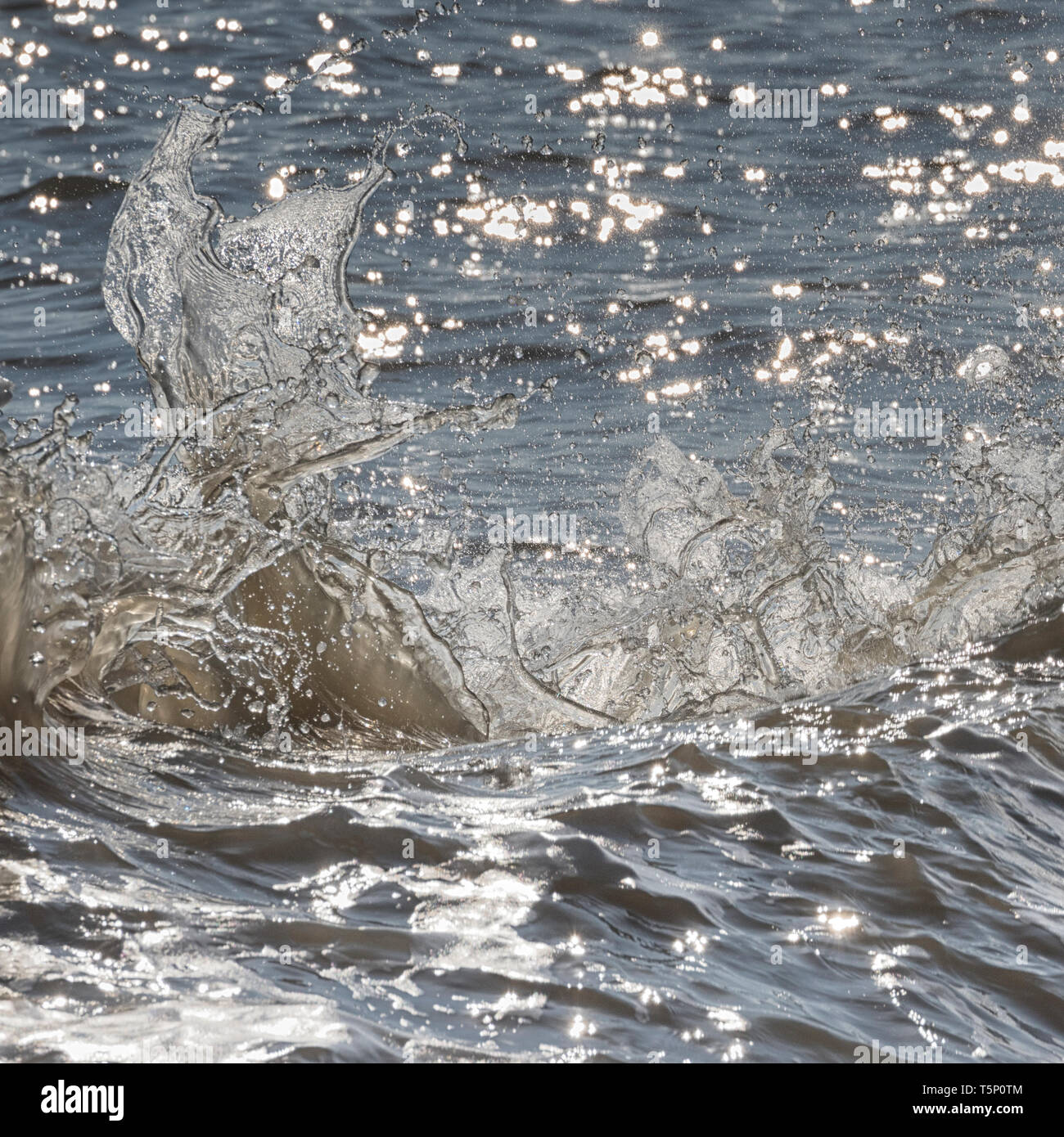 Ocean waves crashing other over hi-res stock photography and images - Alamy