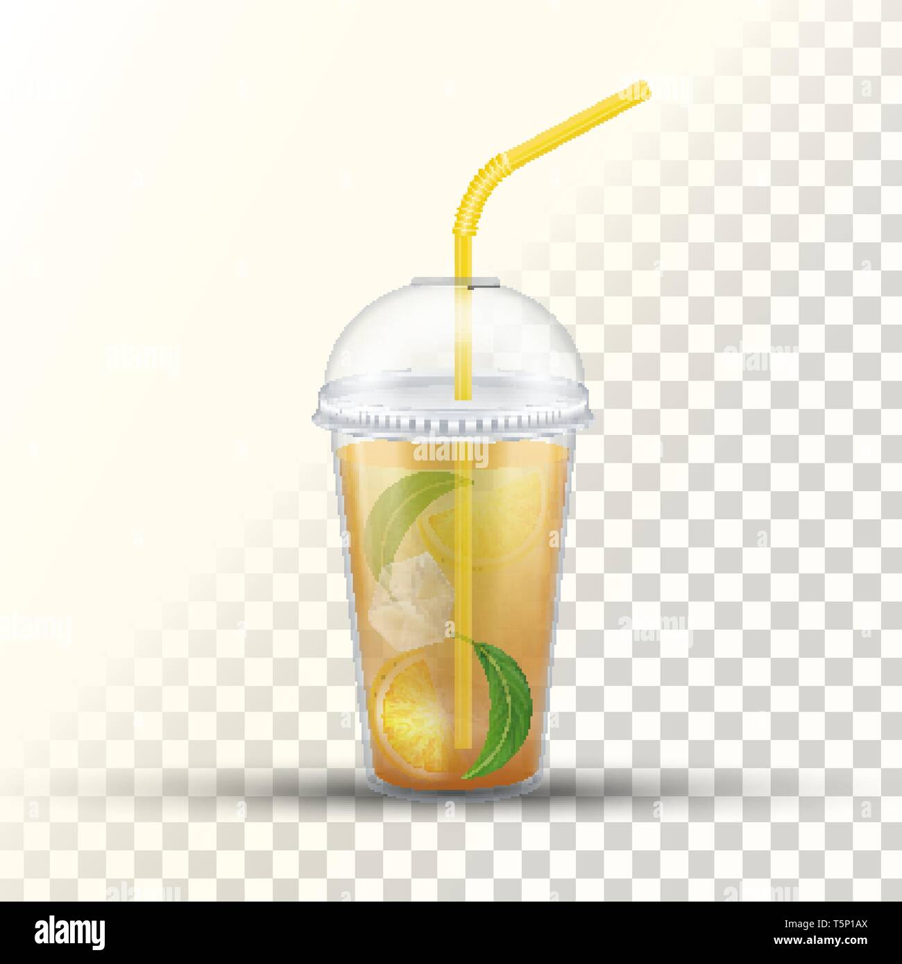 Transparent cup tea orange Stock Vector Images - Alamy