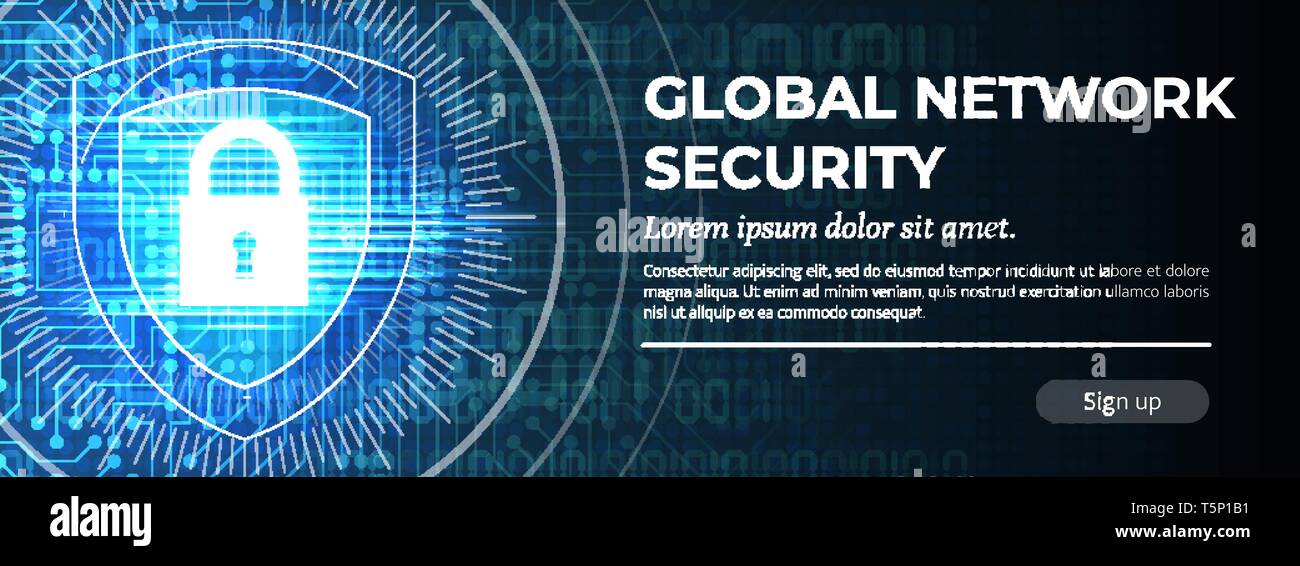 Modern security technology Stock Vector Images - Alamy