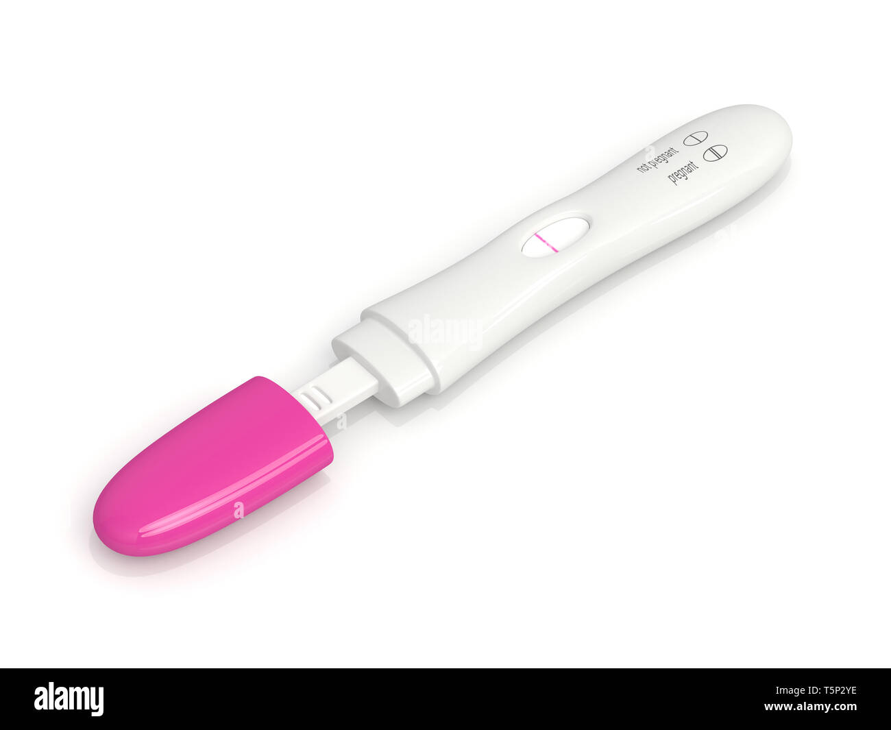 3d render of negative pregnancy test isolated over white background ...