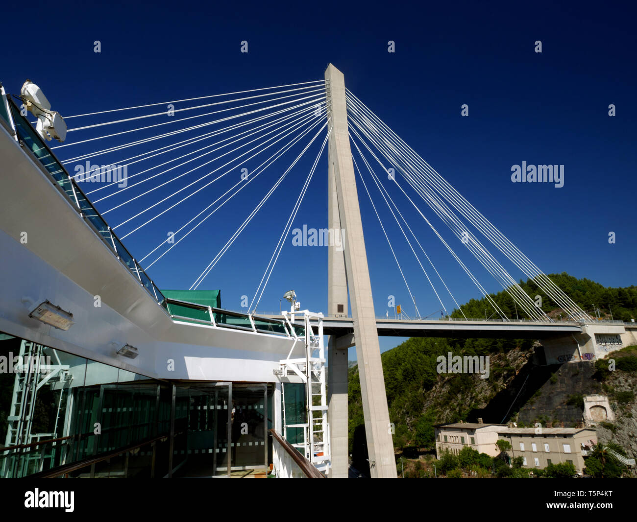 Dubrovnik, Croatia. Franjo Tudman bridge, cruise terminal Stock Photo ...