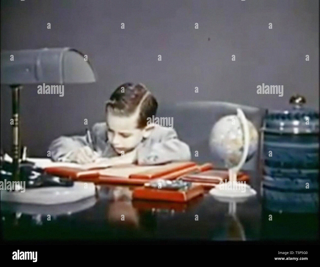 vintage screenshot form a movie of a child / children Stock Photo - Alamy