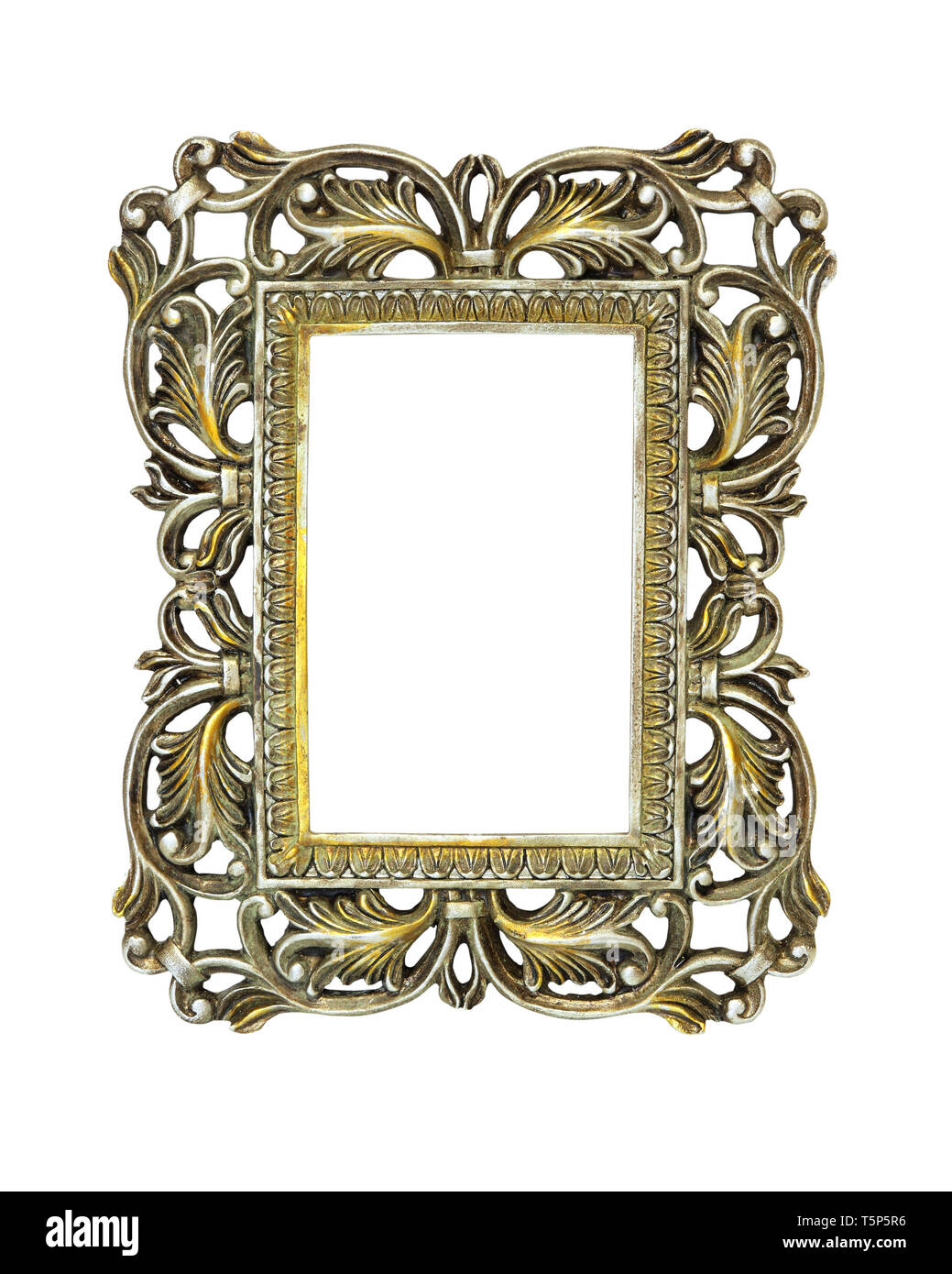 Antique decorative frame isolated with clipping path included Stock ...
