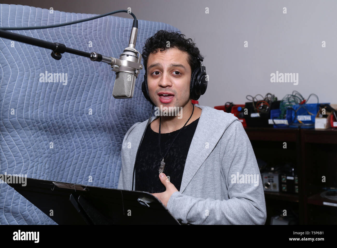 Ghostlight Records recording session for the musical Alice By Heart ...