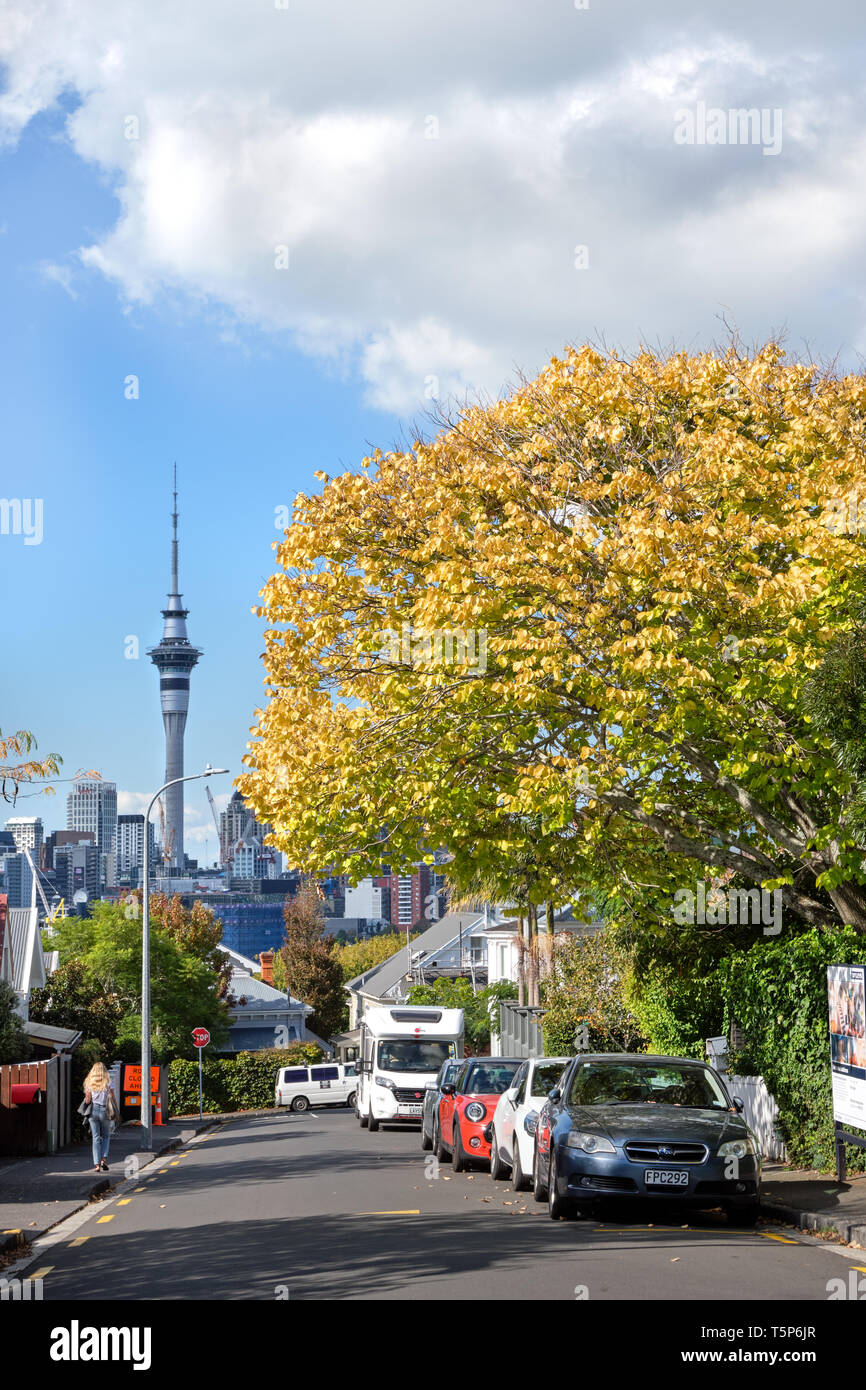 Auckland street view hi-res stock photography and images - Alamy