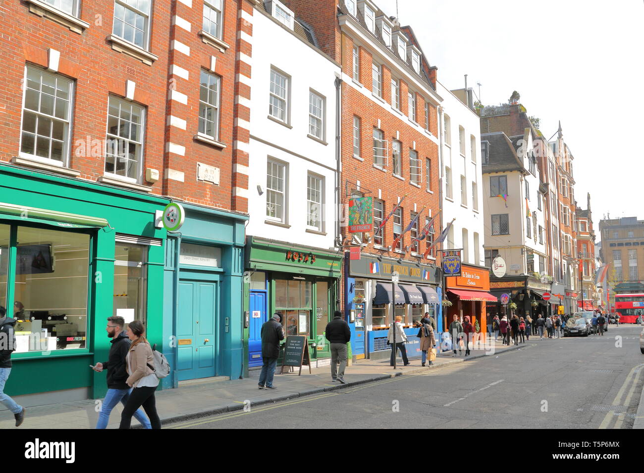 Dean street in soho hi-res stock photography and images - Alamy