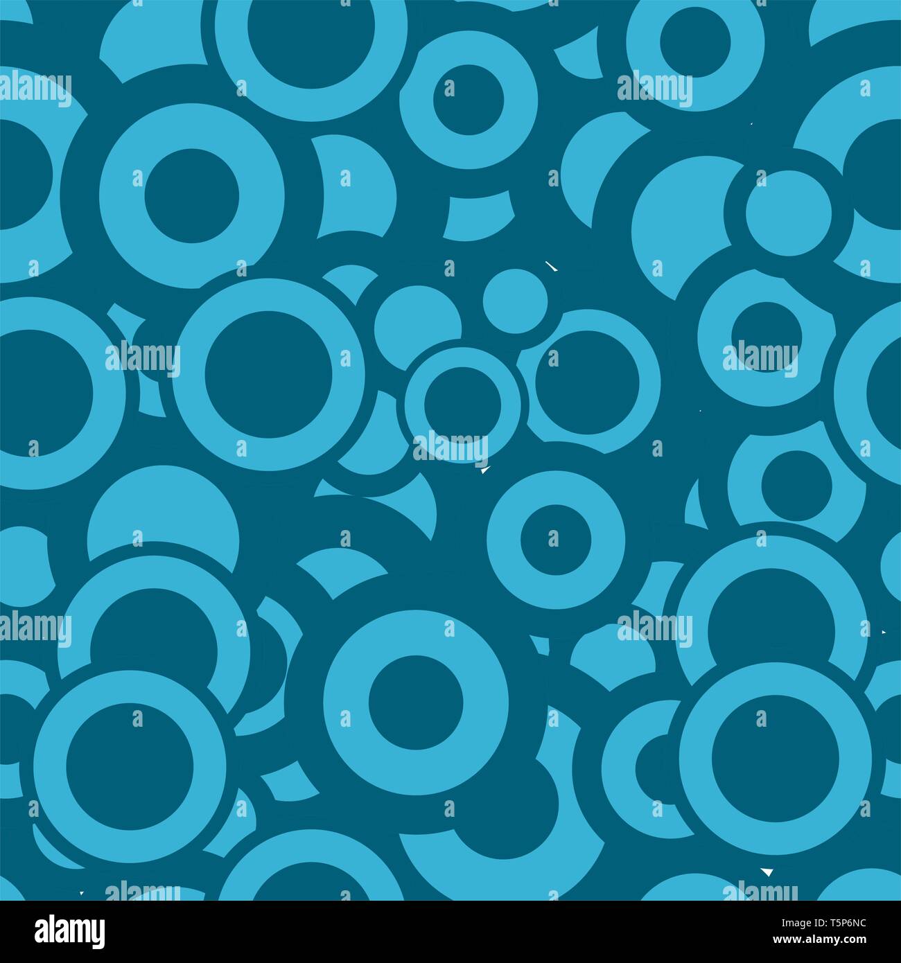 Blue seamless pattern made from various circles Stock Vector Image ...