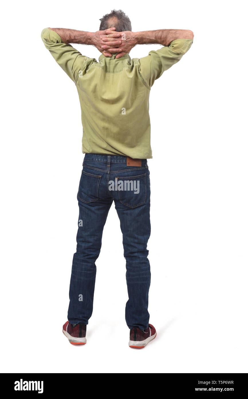 Hands at the nape of the neck hi-res stock photography and images - Alamy