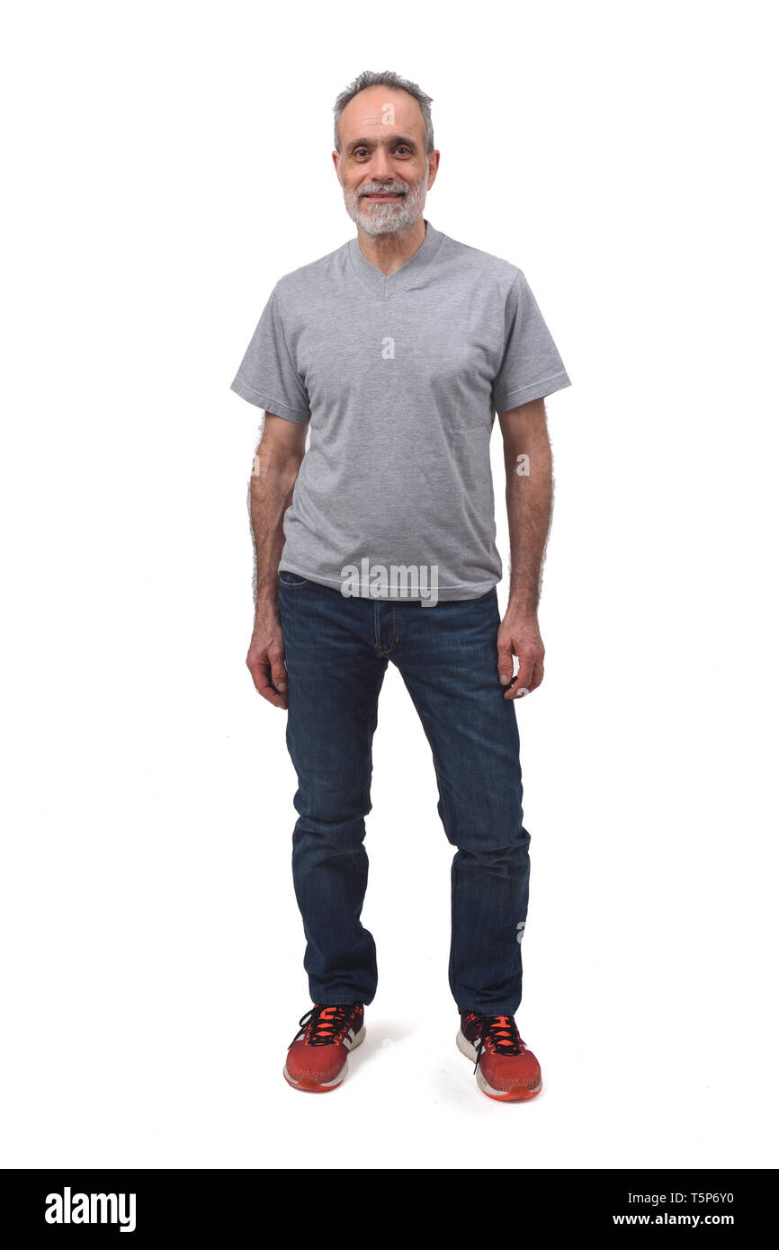 full portrait of a man Stock Photo - Alamy