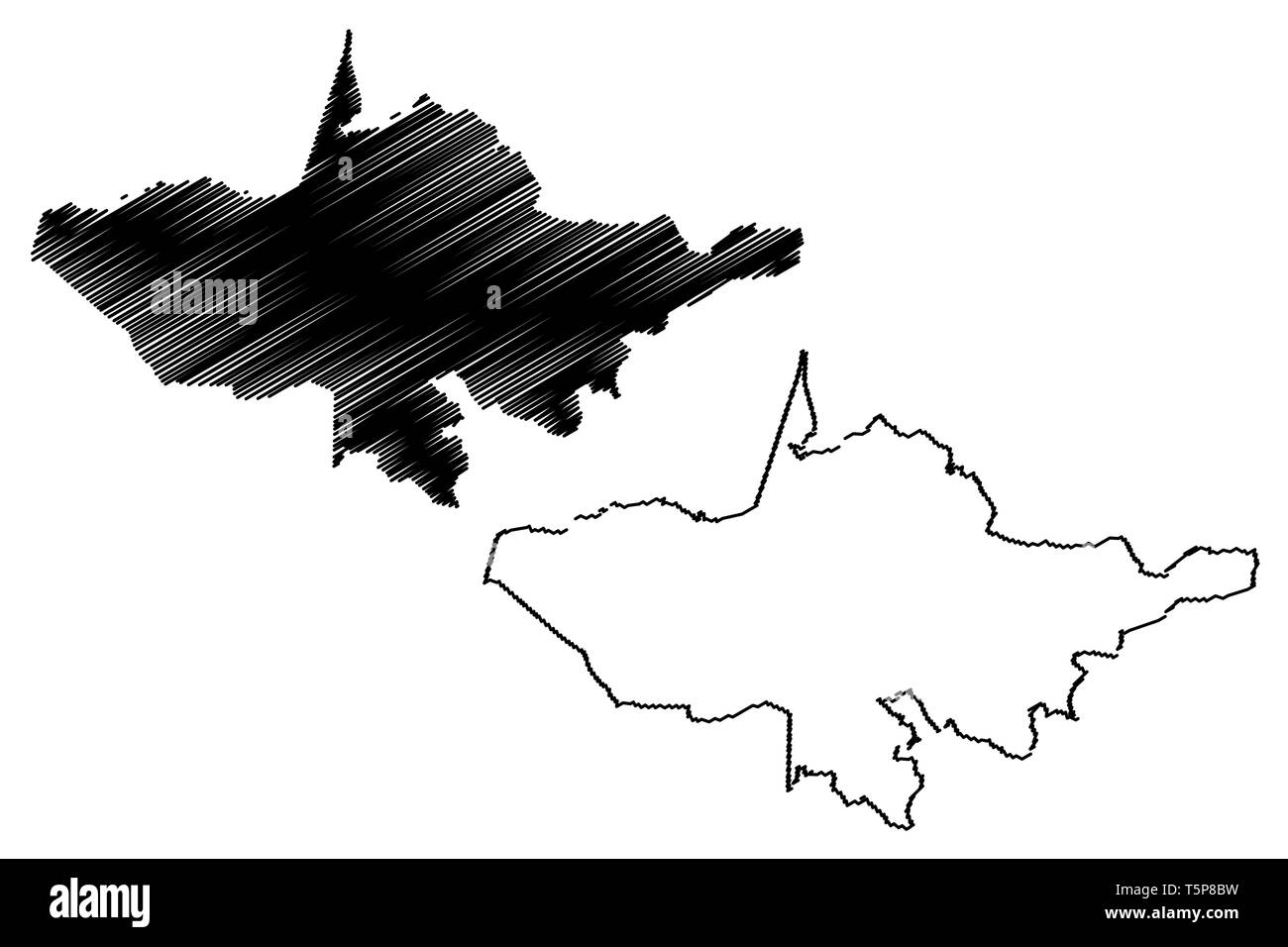 Andijan Region (Republic of Uzbekistan, Regions of Uzbekistan) map ...
